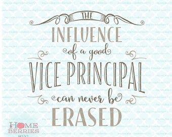 The Influence of A Good Principal Can Never Be Erased | Etsy