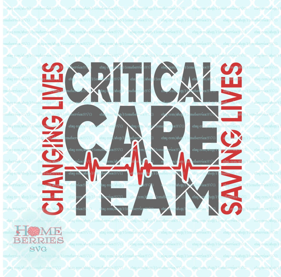 Critical Care Team Emergency Room Nurses Doctors Hospital Svg Dxf Eps ...