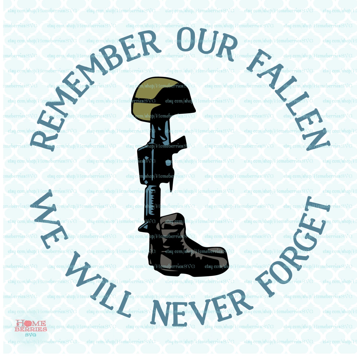 Remember Our Fallen Svg Fallen Soldier Svg Memorial Day Svg - Etsy