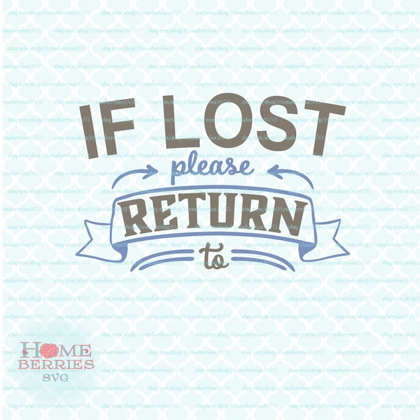 Please Return to Label - Etsy