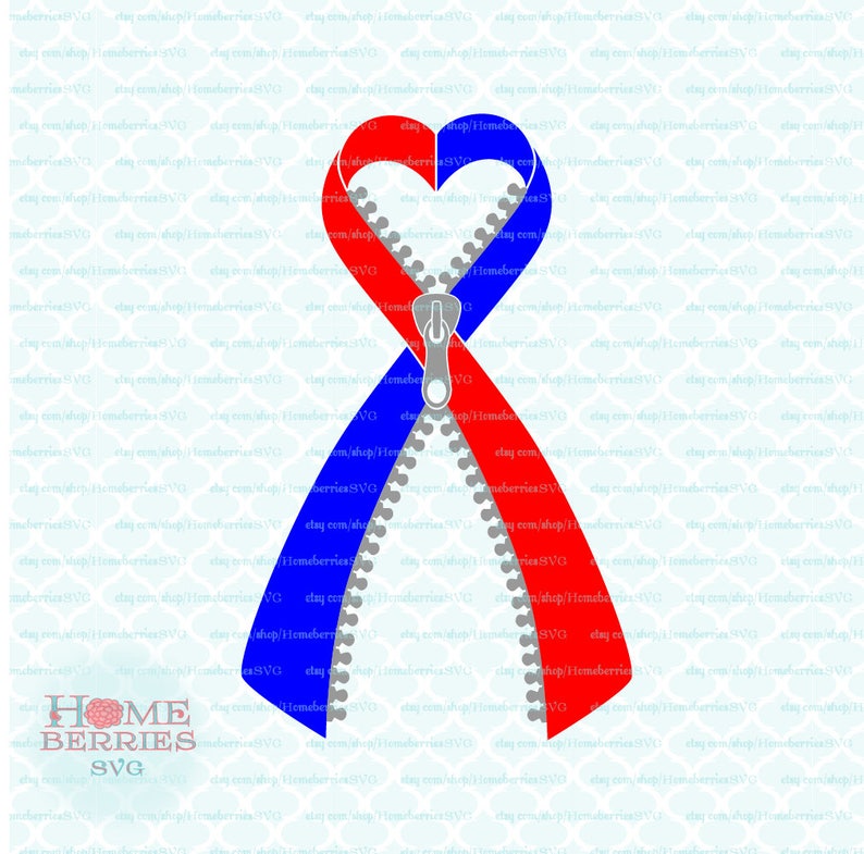 CHD Zipper Club Ribbon CHD Awareness Aware Congenital Heart - Etsy