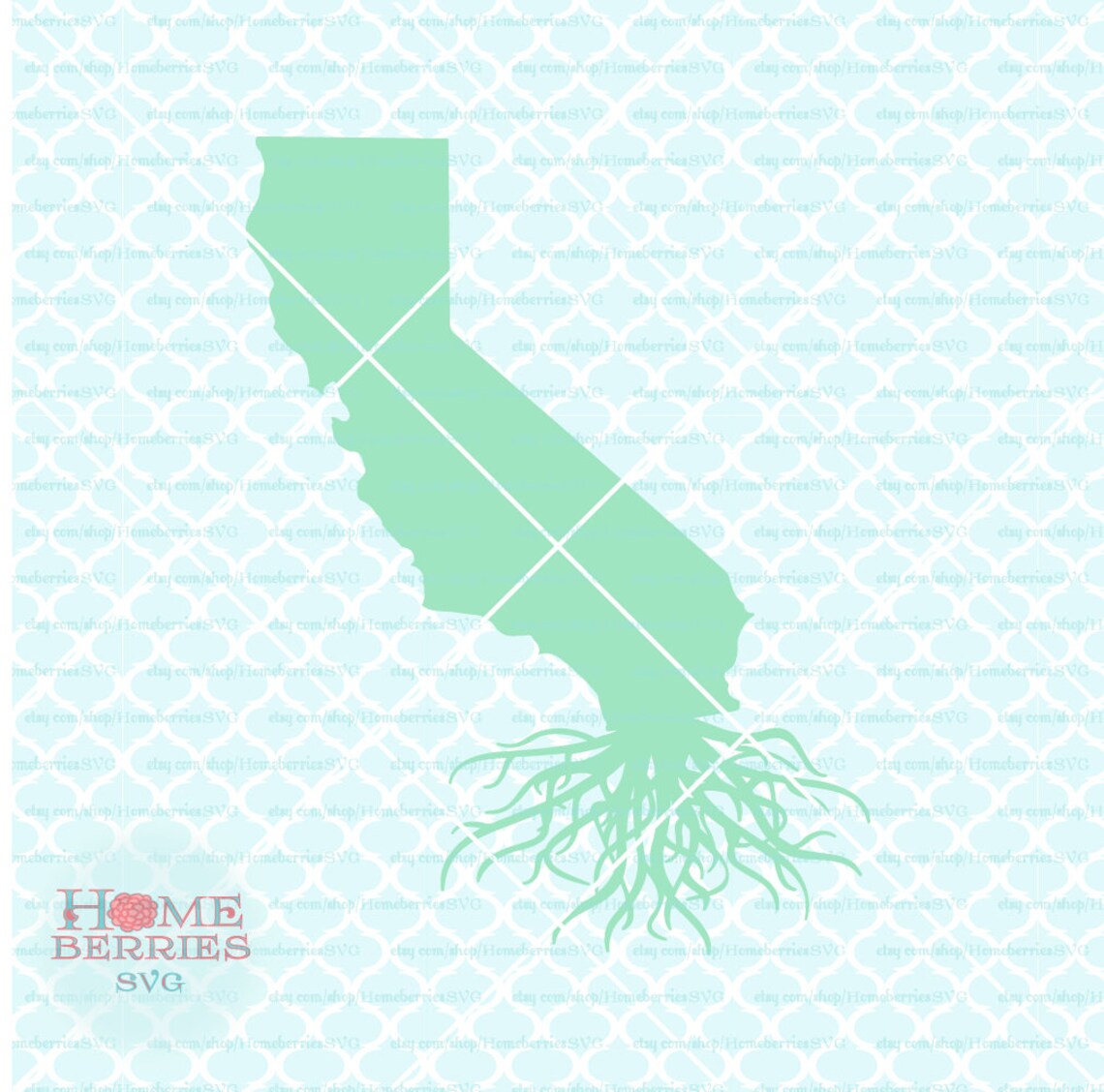 California Roots Svg State Roots Svg State Shape Svg Dxf Eps - Etsy