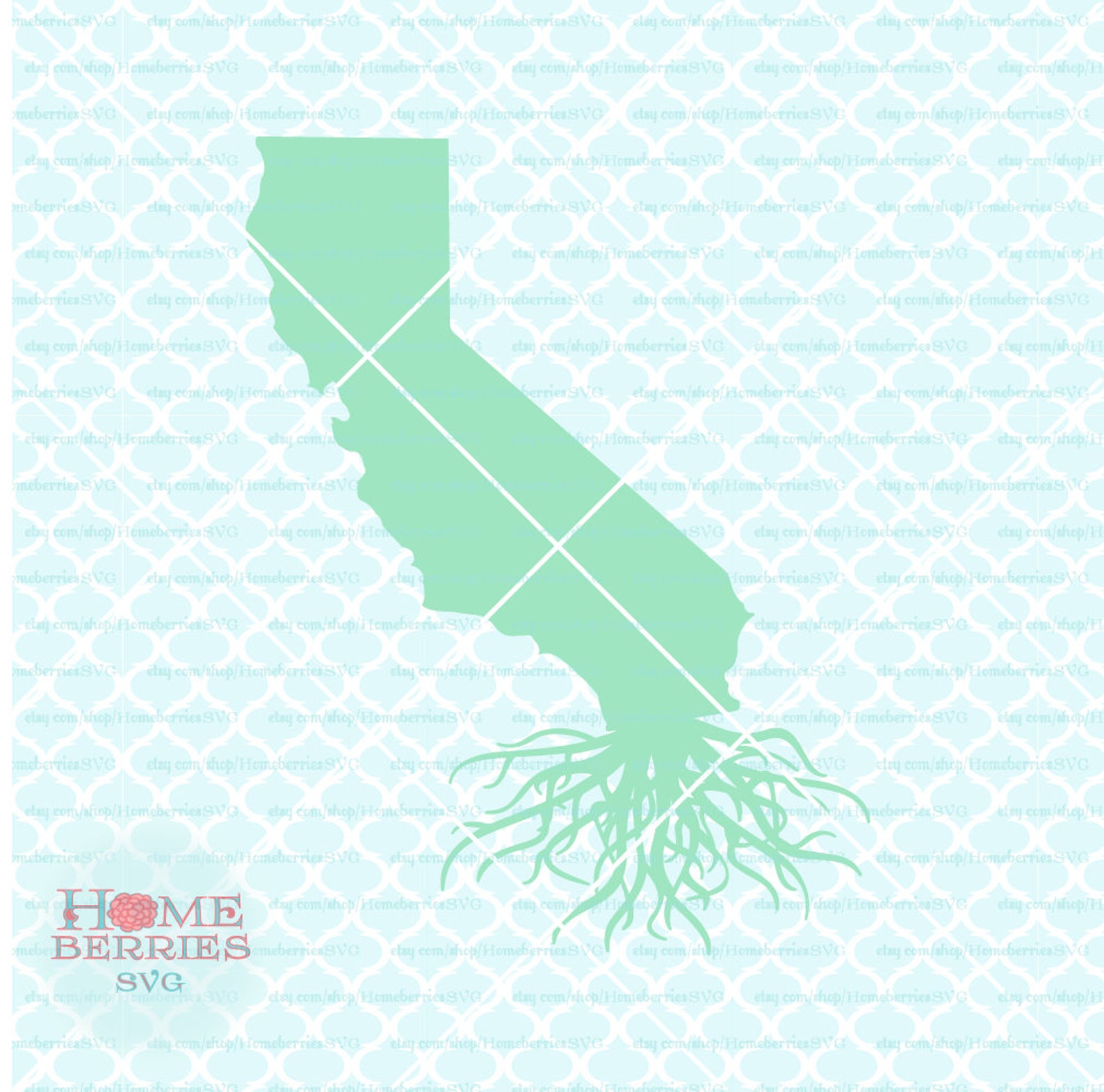 California Roots Svg State Roots Svg State Shape Svg Dxf Eps - Etsy