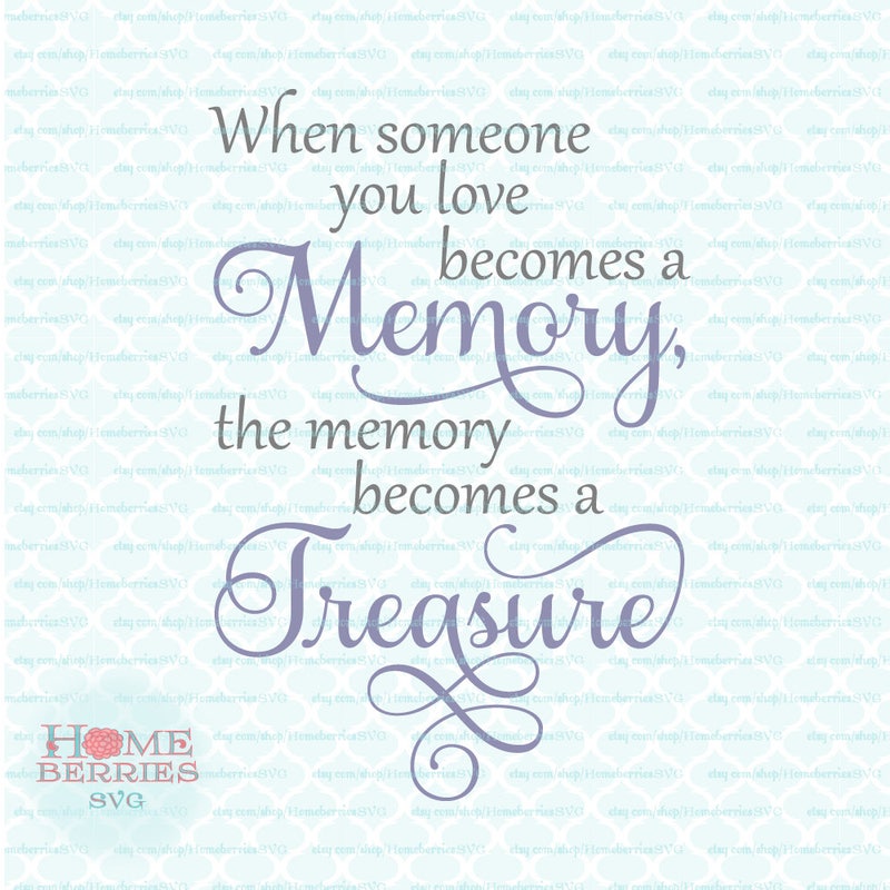 In Memory Svg - Etsy