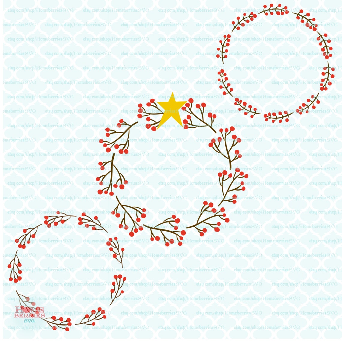 Primitive Svg Pip Berry Wreaths Svg Pip Wreaths Svg Prim Svg - Etsy