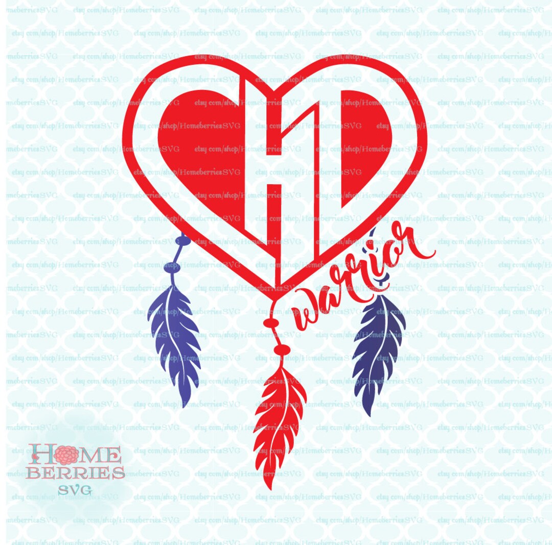 CHD Warrior Dreamcatcher Congenital Heart Defect Chdaware CHD Awareness ...