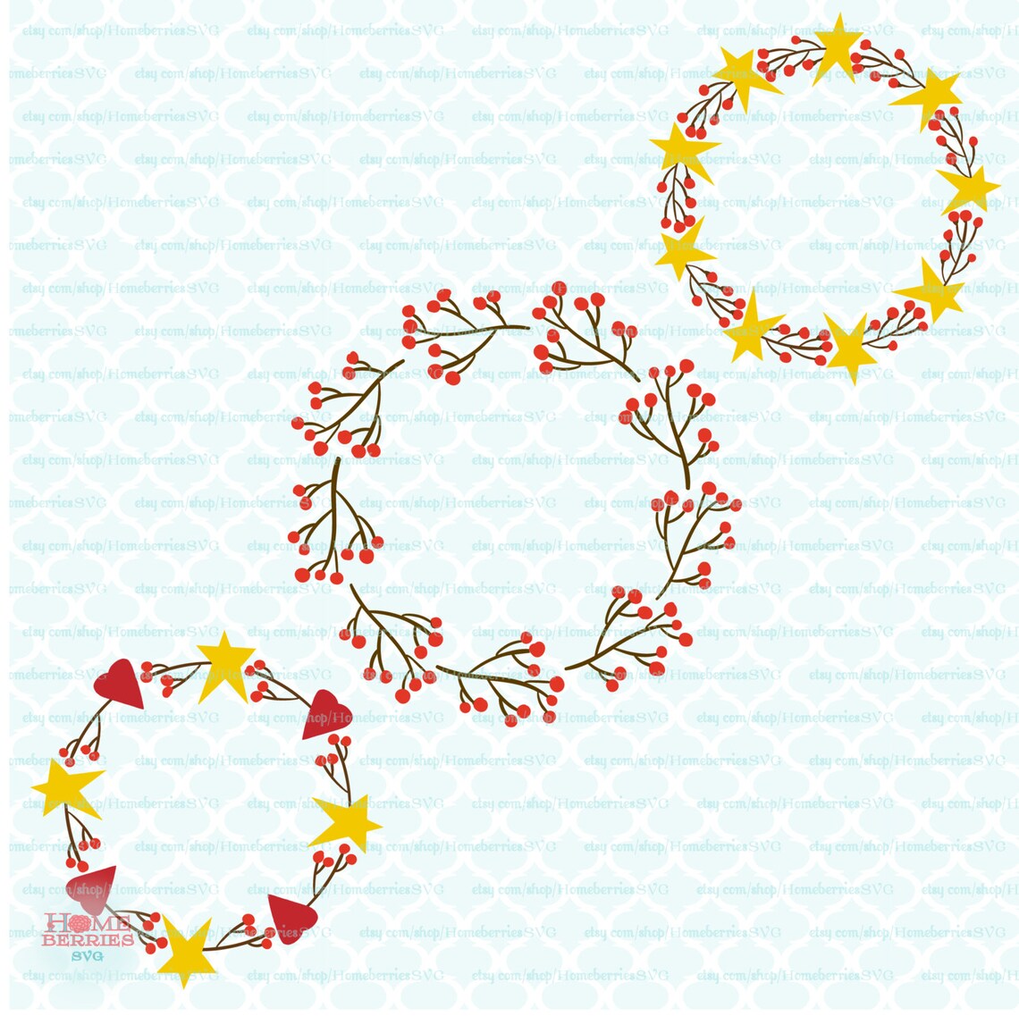 Primitive Svg Pip Berry Wreaths Svg Pip Wreaths Svg Prim Svg Prim ...