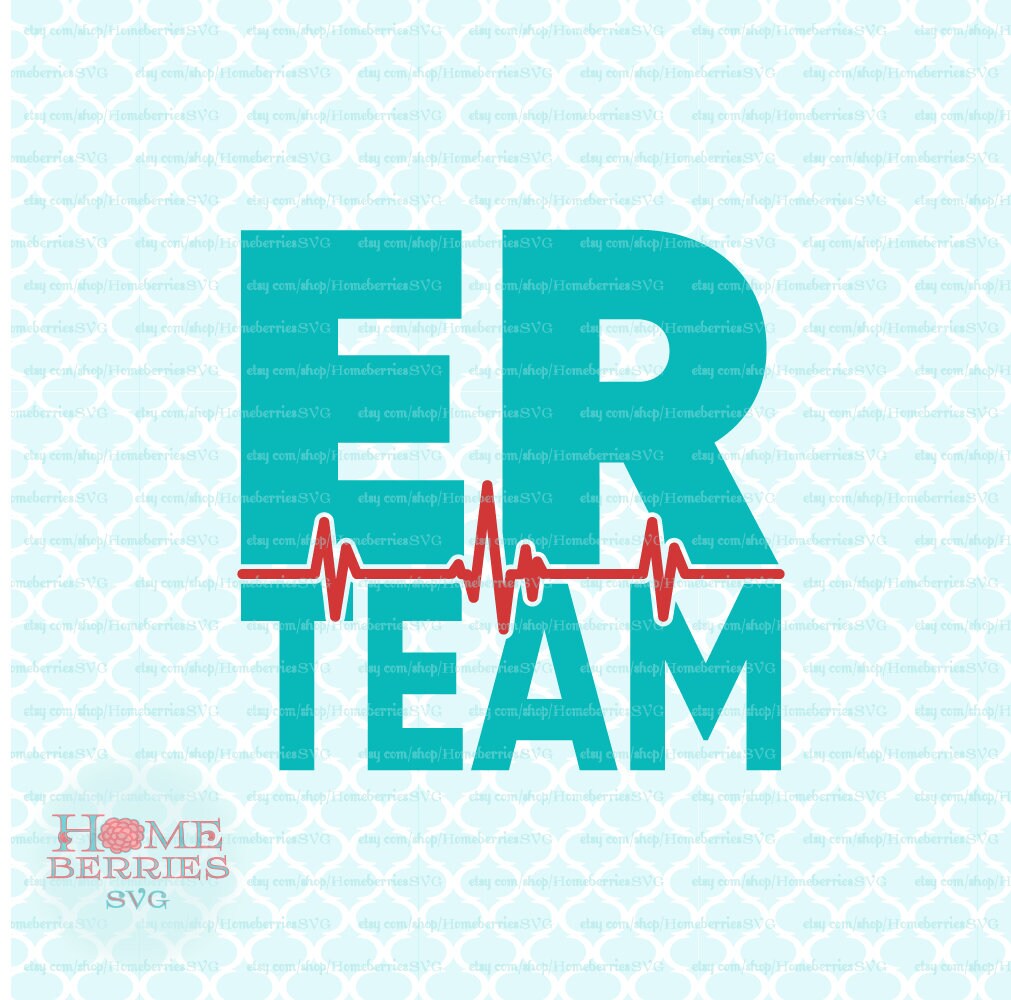ER Team Heartbeat Essential Workers Emergency Room Hospital - Etsy