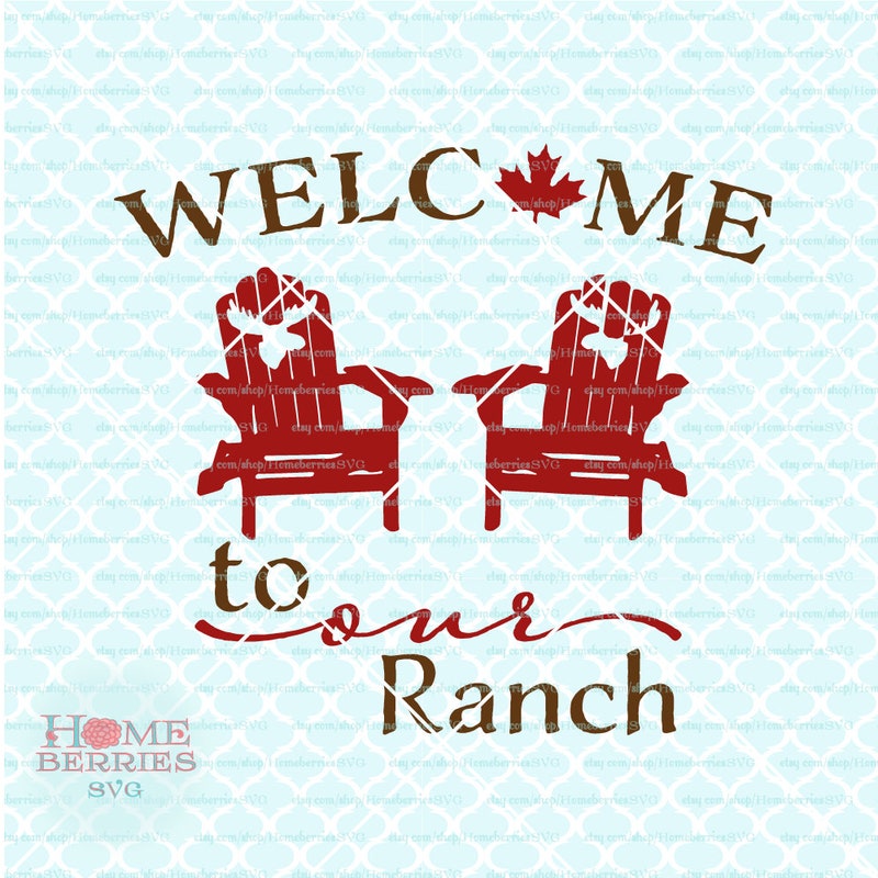 Welcome to the Ranch Svg - Etsy