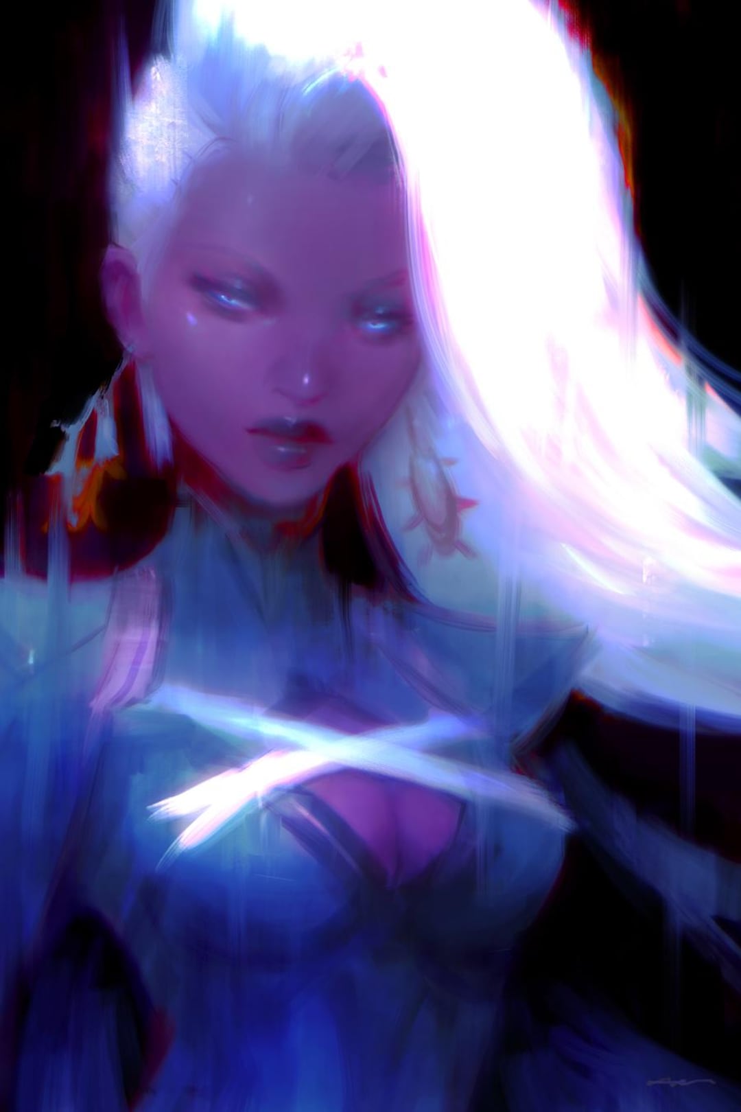 Storm (marvel Rivals / Comics) Portrait Art Print // X-men // Gamer ...