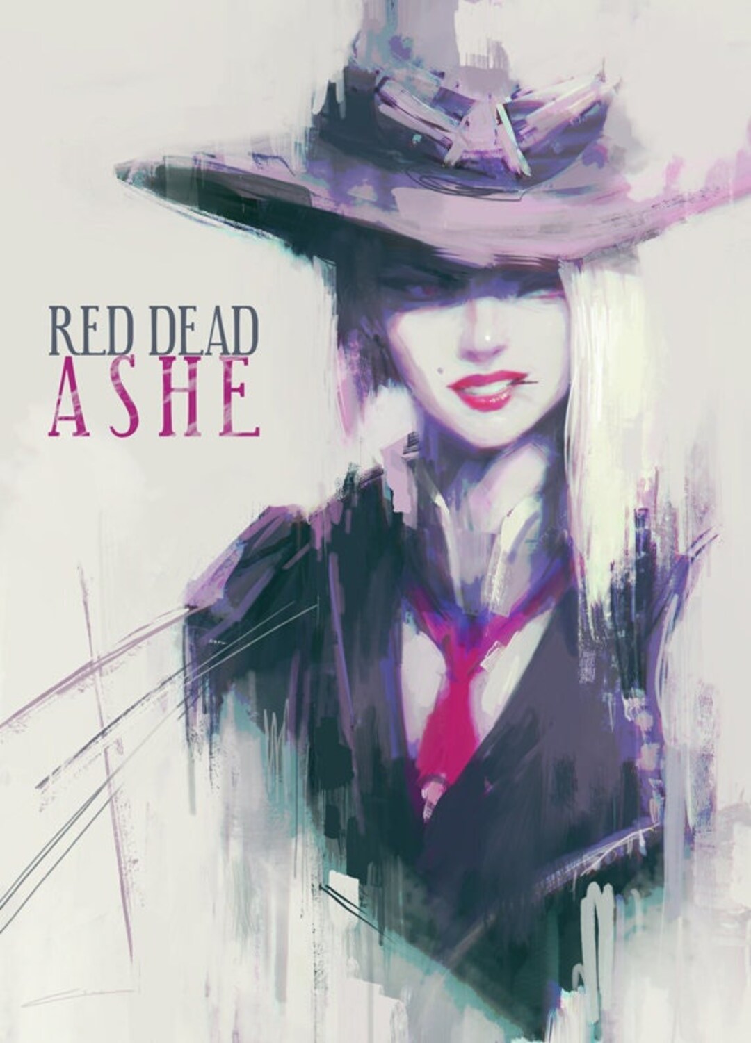 Ashe Art Print (overwatch) // Gamer Gifts - Etsy
