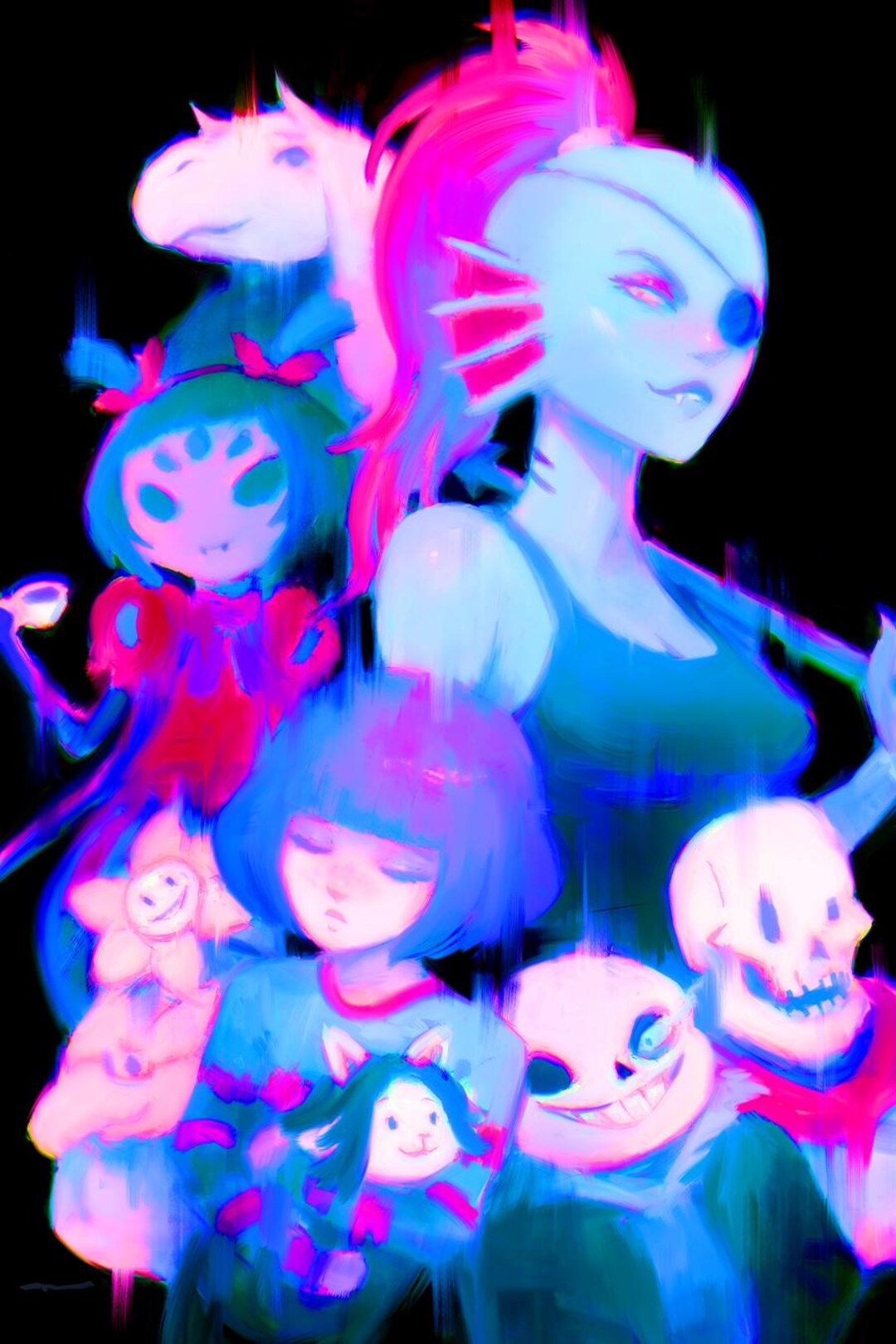 Undertale 10th Anniversary Art Print // Gamer Gifts // Wall Art - Etsy