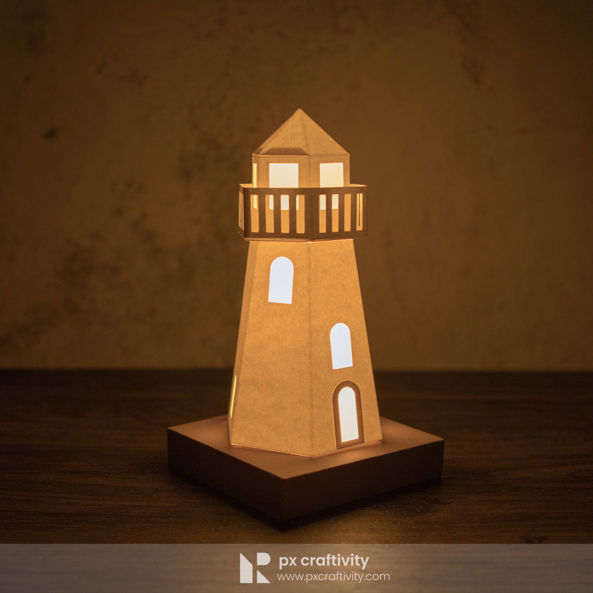 Light House Paper Lamp Papercraft Paper Lantern Home Décor - Etsy