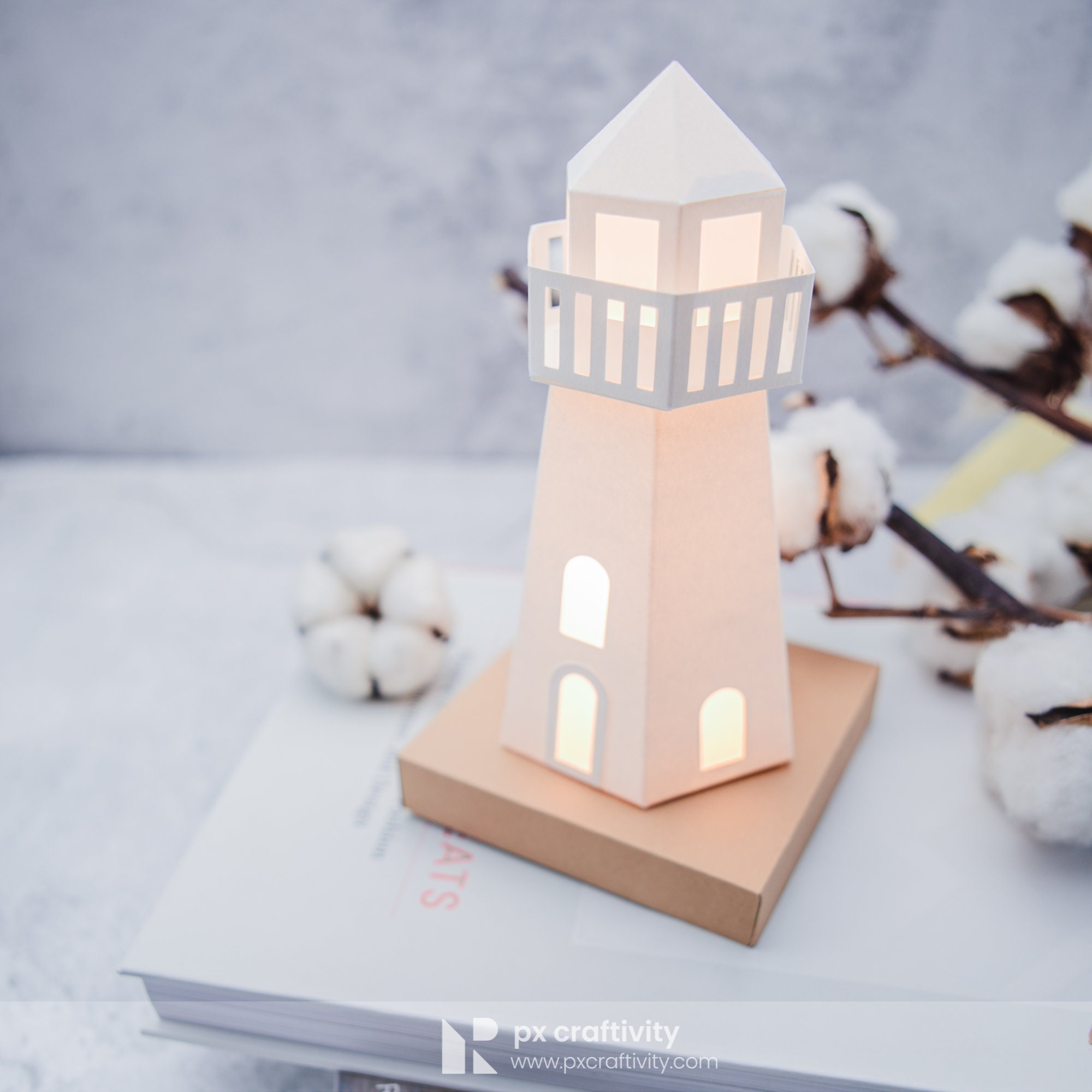 Light House Paper Lamp Papercraft Paper Lantern Home Décor - Etsy