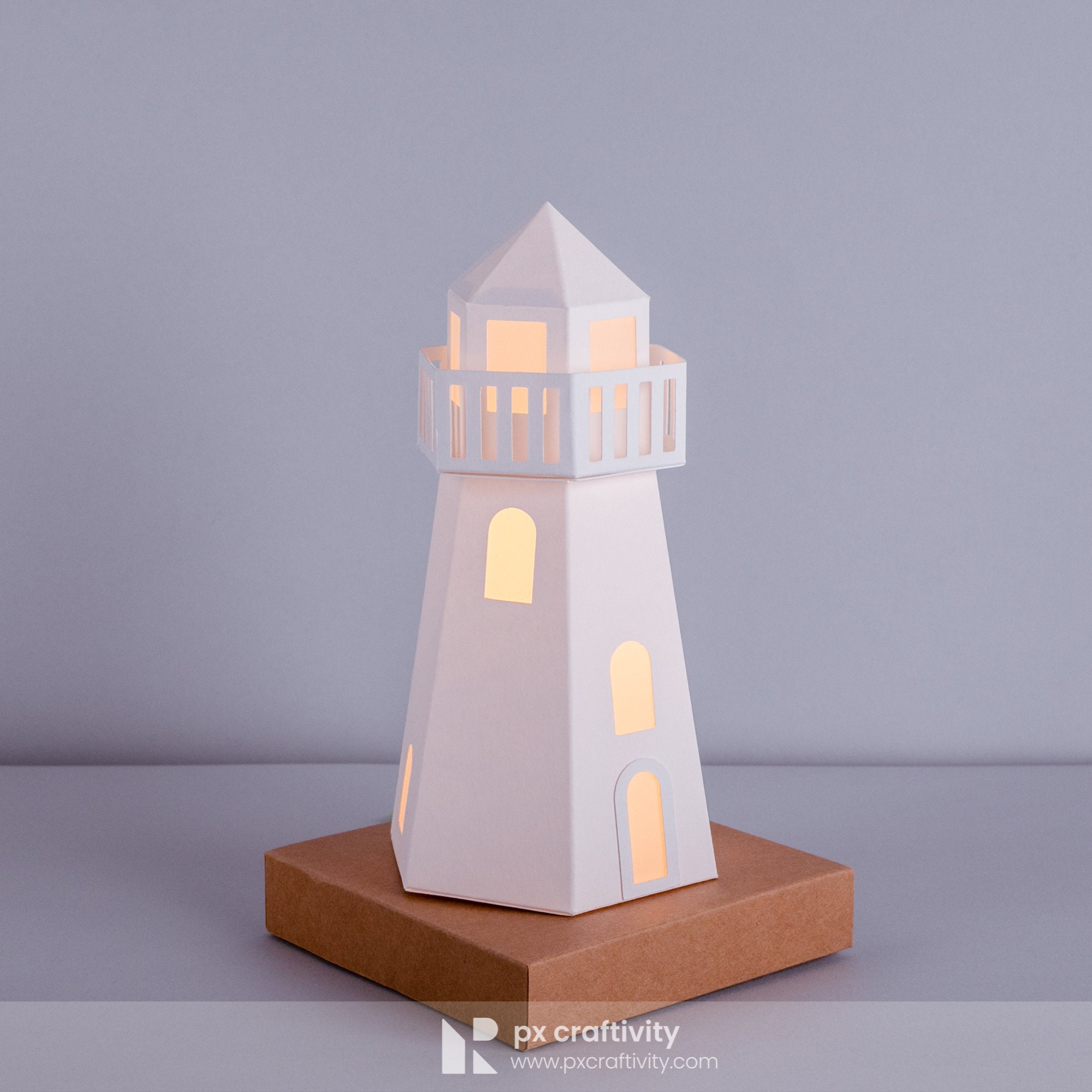 Light House Paper Lamp Papercraft Paper Lantern Home Décor - Etsy