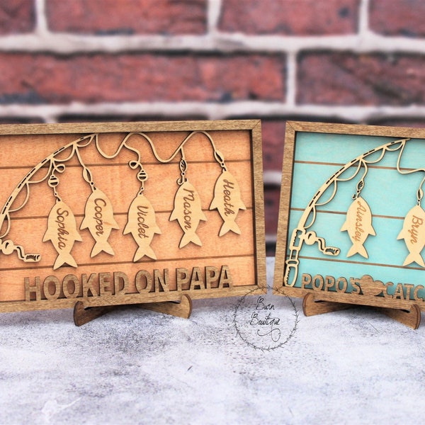 Fathers Day Fisherman Grandpa - Etsy