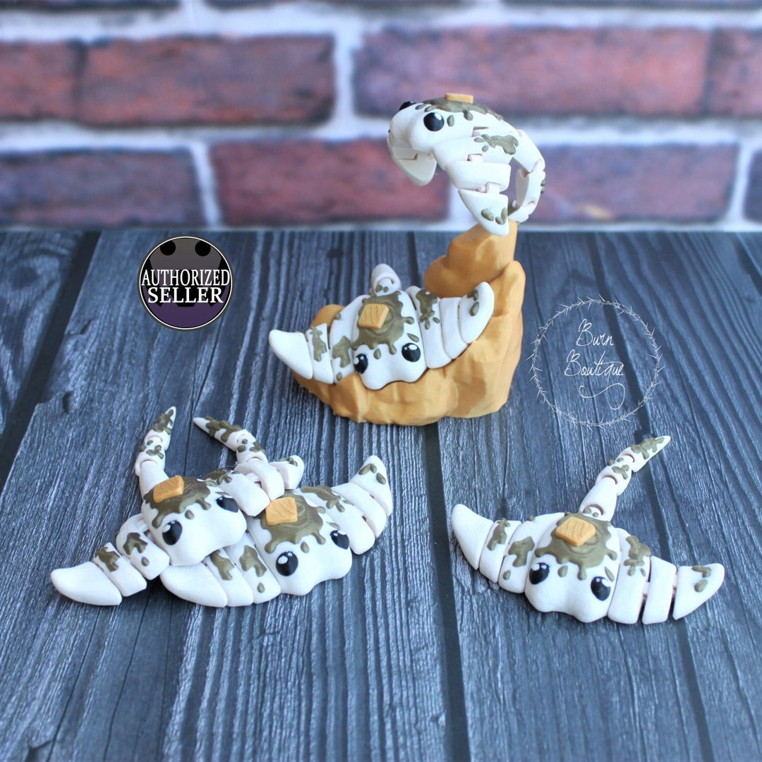 Flappy Jack Stingray, Display Rock, Cute Articulating Figure, Ocean ...