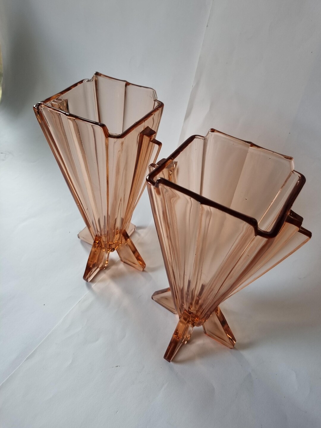 NEW LISTING Iconic and Stylish Pair of Polished Pink Peach Large ...