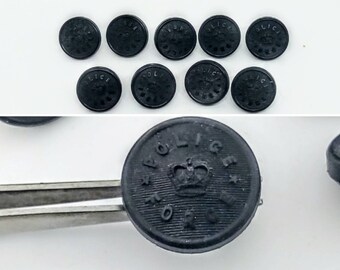 Police buttons | Etsy