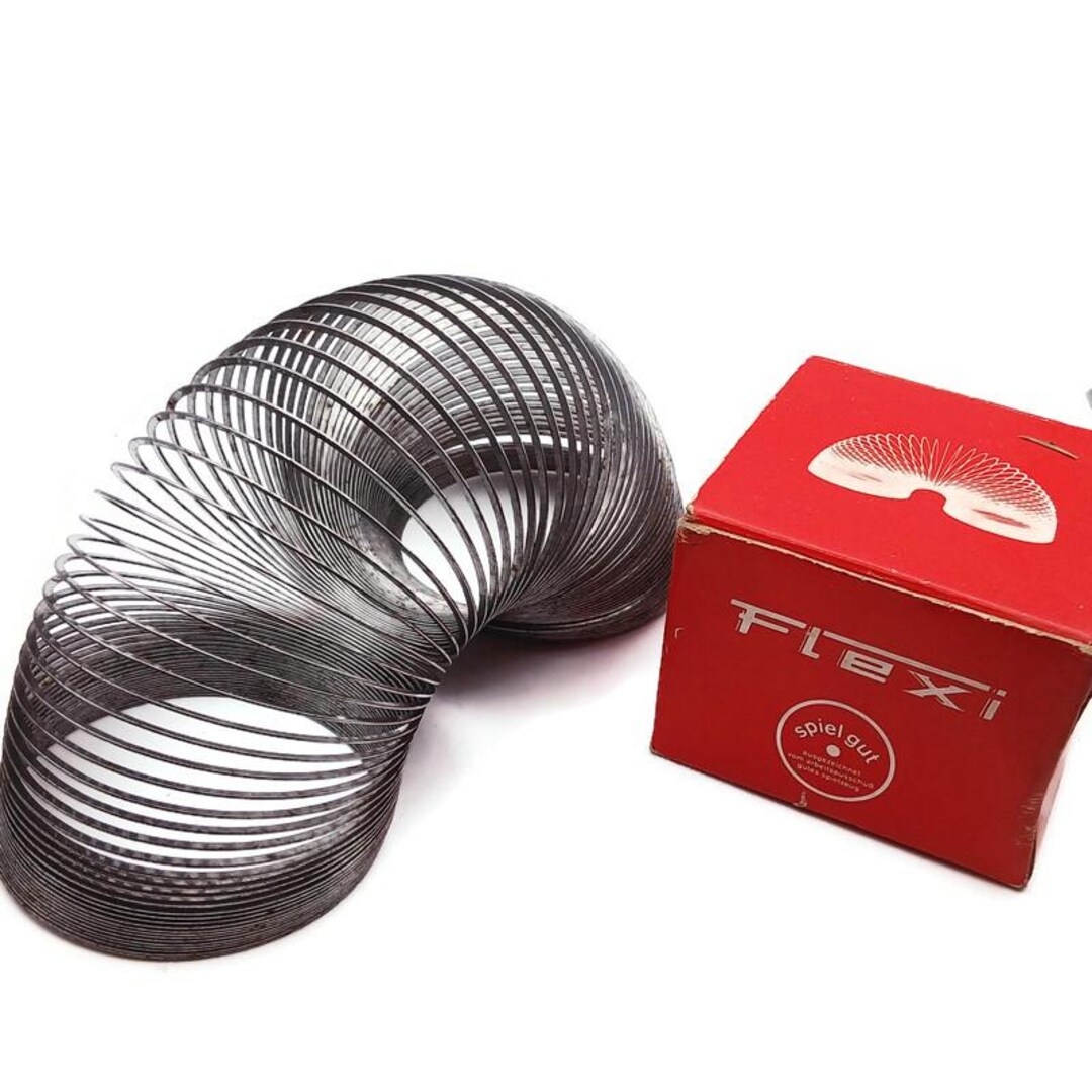1960s Vintage Spiel Gut Flexi Slinky Toy, Made in West Germany, Classic ...