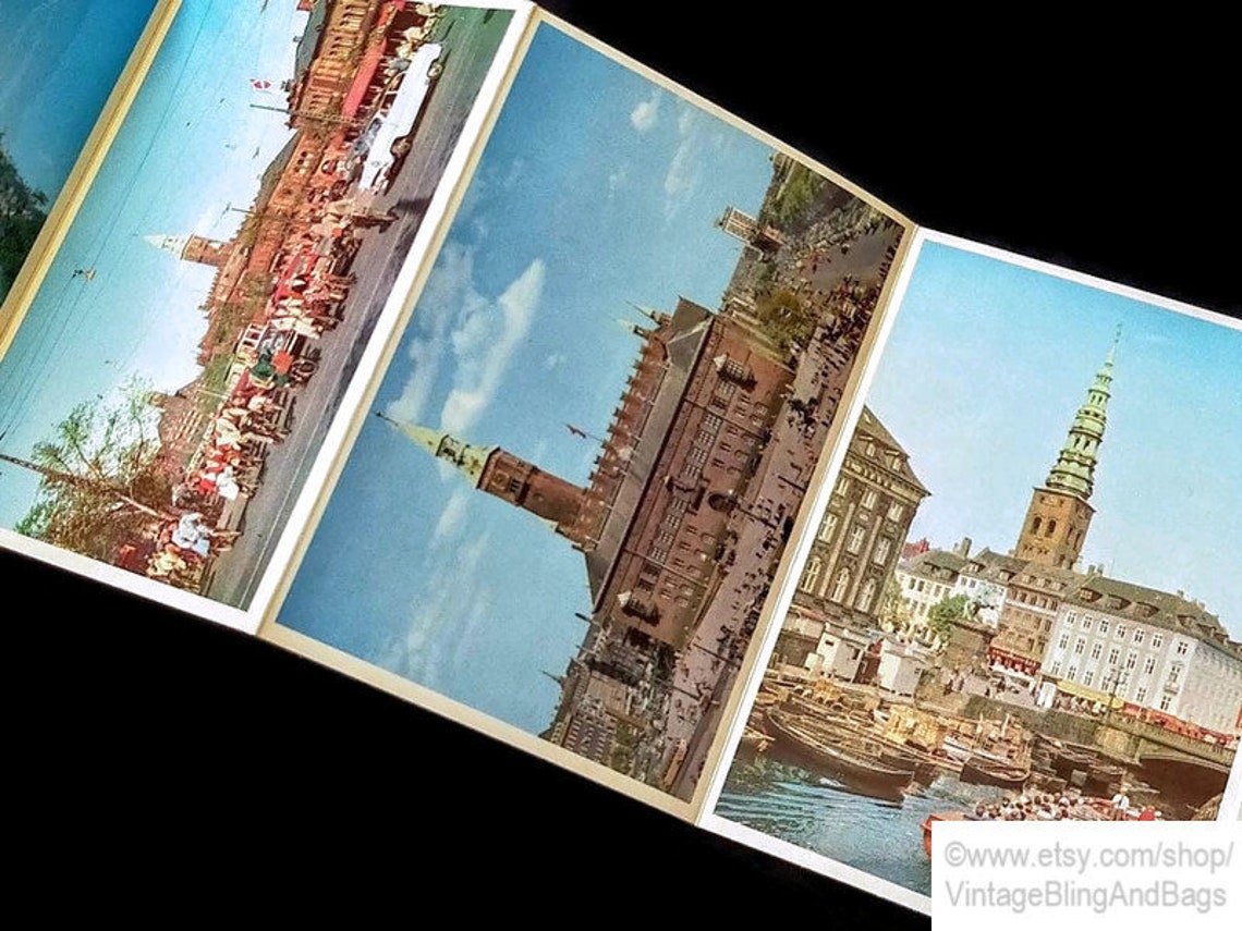 1950s Pack of 12 Original Photograph Postcards of Copenhagen - Etsy UK