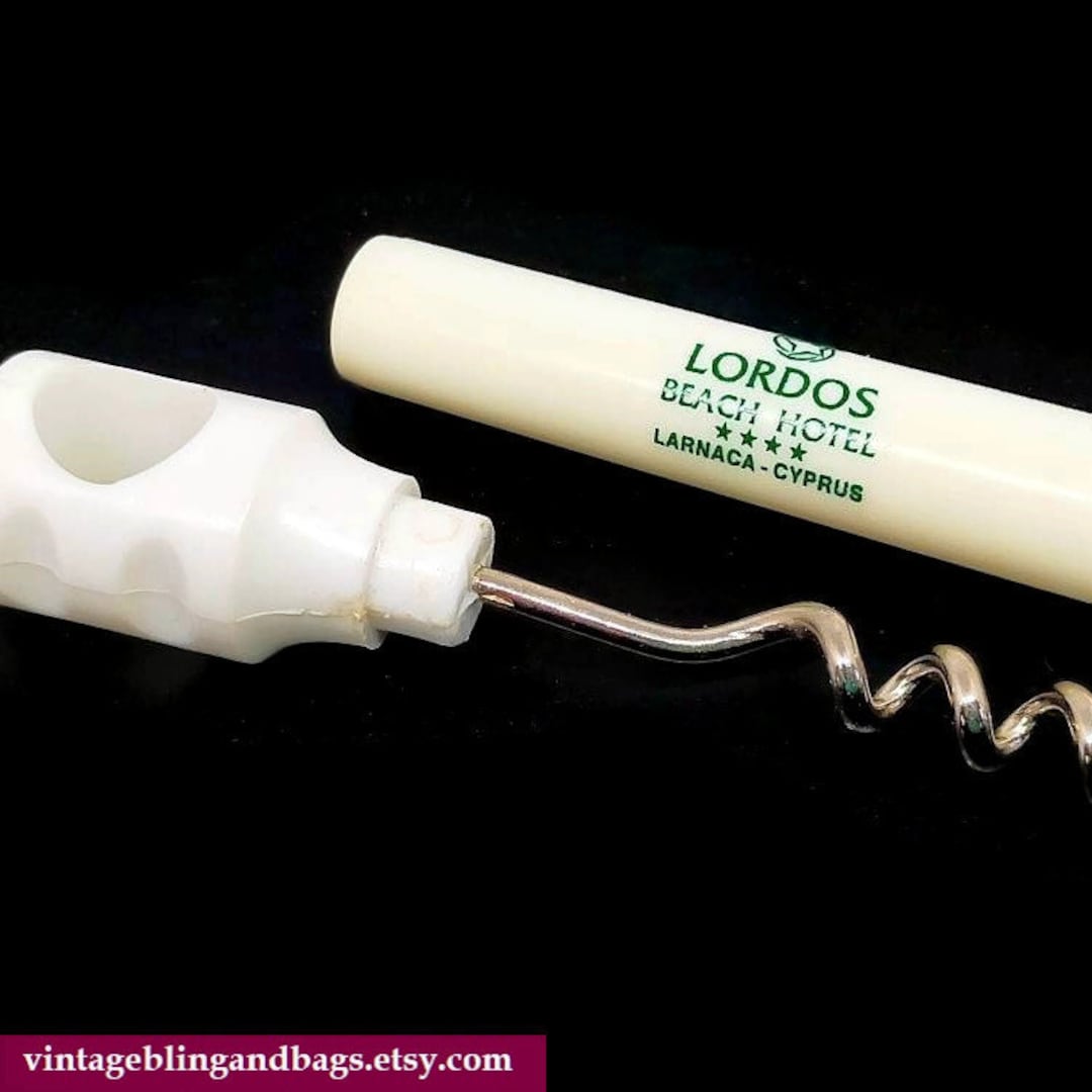 Vintage 1980s Lordos Beach Hotel, Larnaca Travel Corkscrew, Cyprus ...