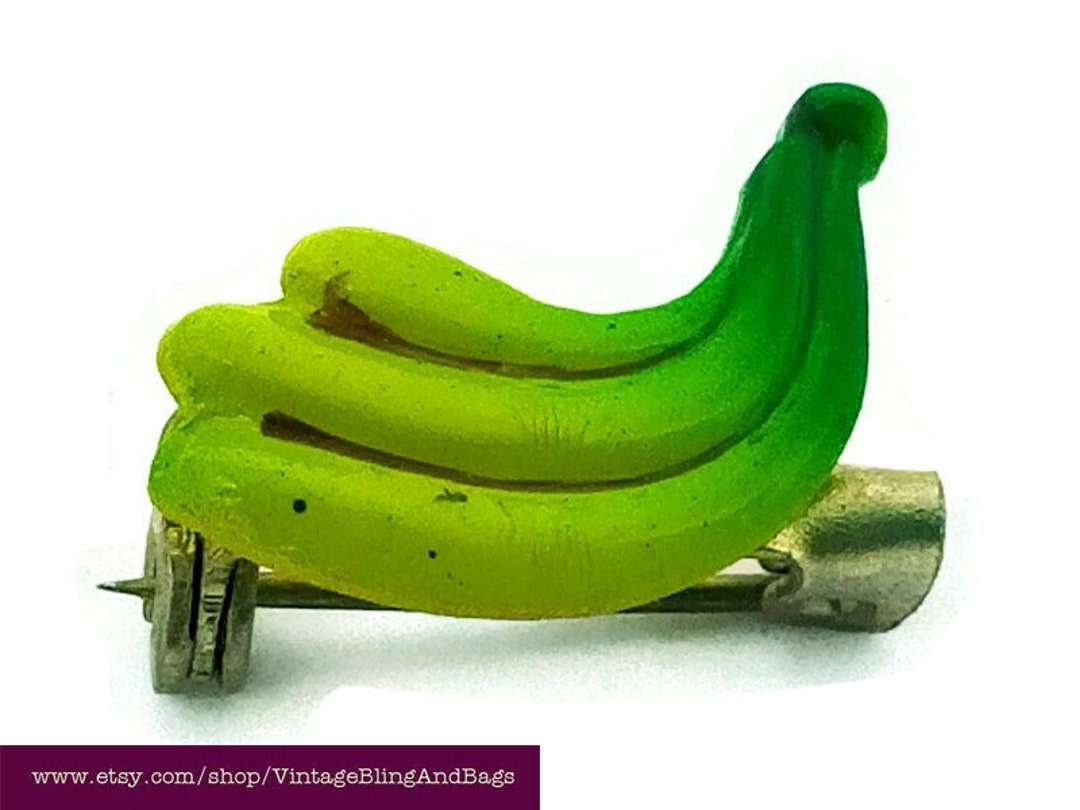 18x13mm 1980s Vintage Bananas Pin Vintage Banana Brooch Tiny - Etsy
