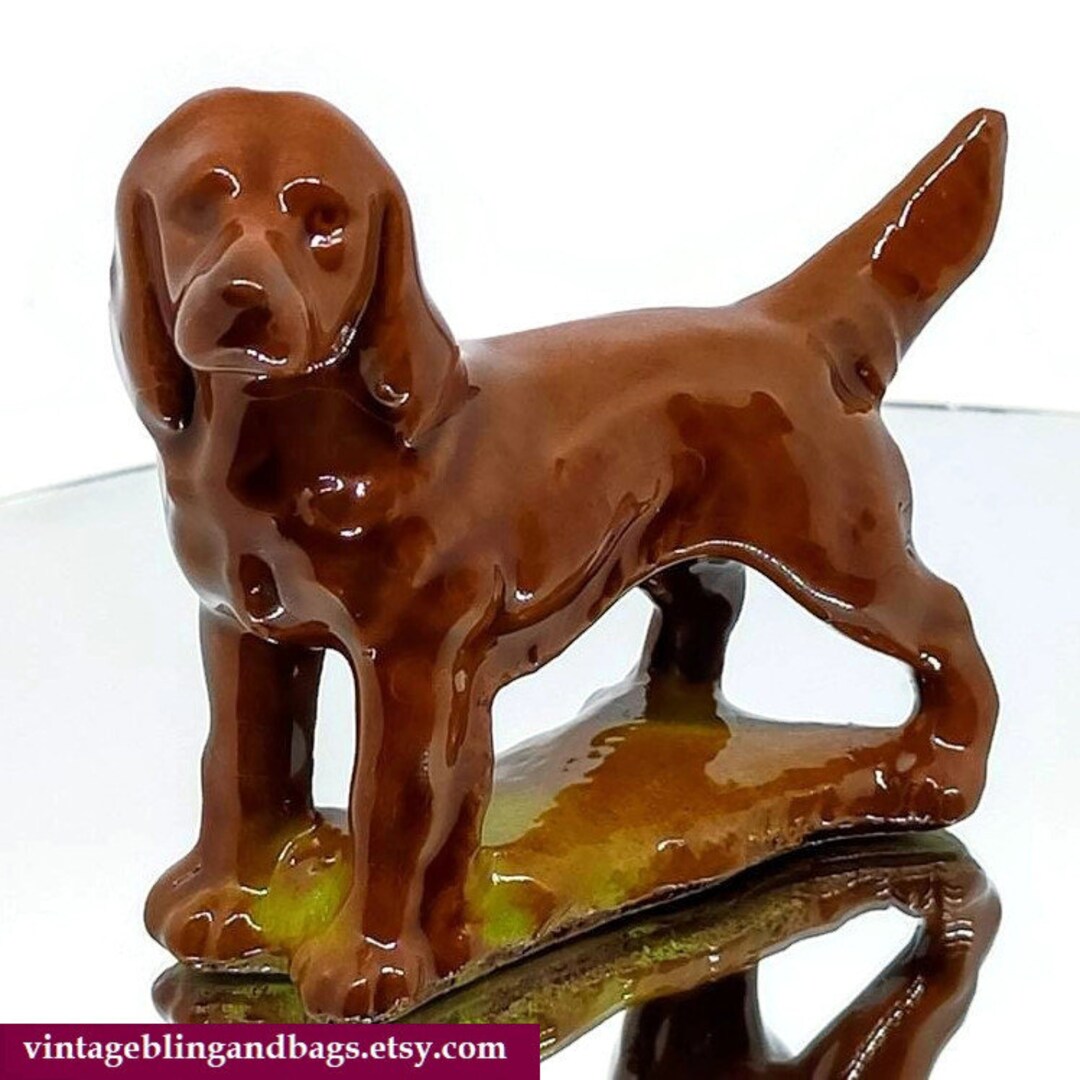 62x74mm Vintage Wade Red Setter Ornament, Wade Red Setter Whimsey, Wade ...