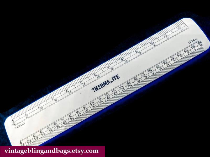 1960s Vintage Thermalite Advertising Ruler Armstrong Scale Ruler Vintage Engineers Ruler Architects Ruler Vintage Tool Architects Scale Etsy UK