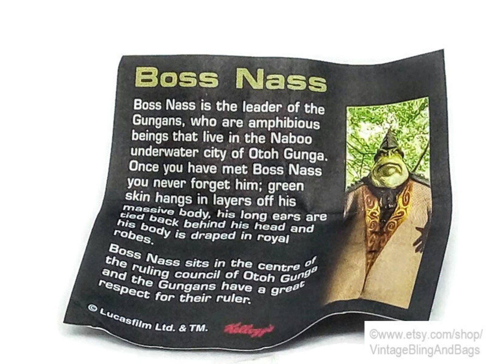 BOSS NASS 1990s Kellogg's Cereal Collectable Vintage Boss | Etsy UK