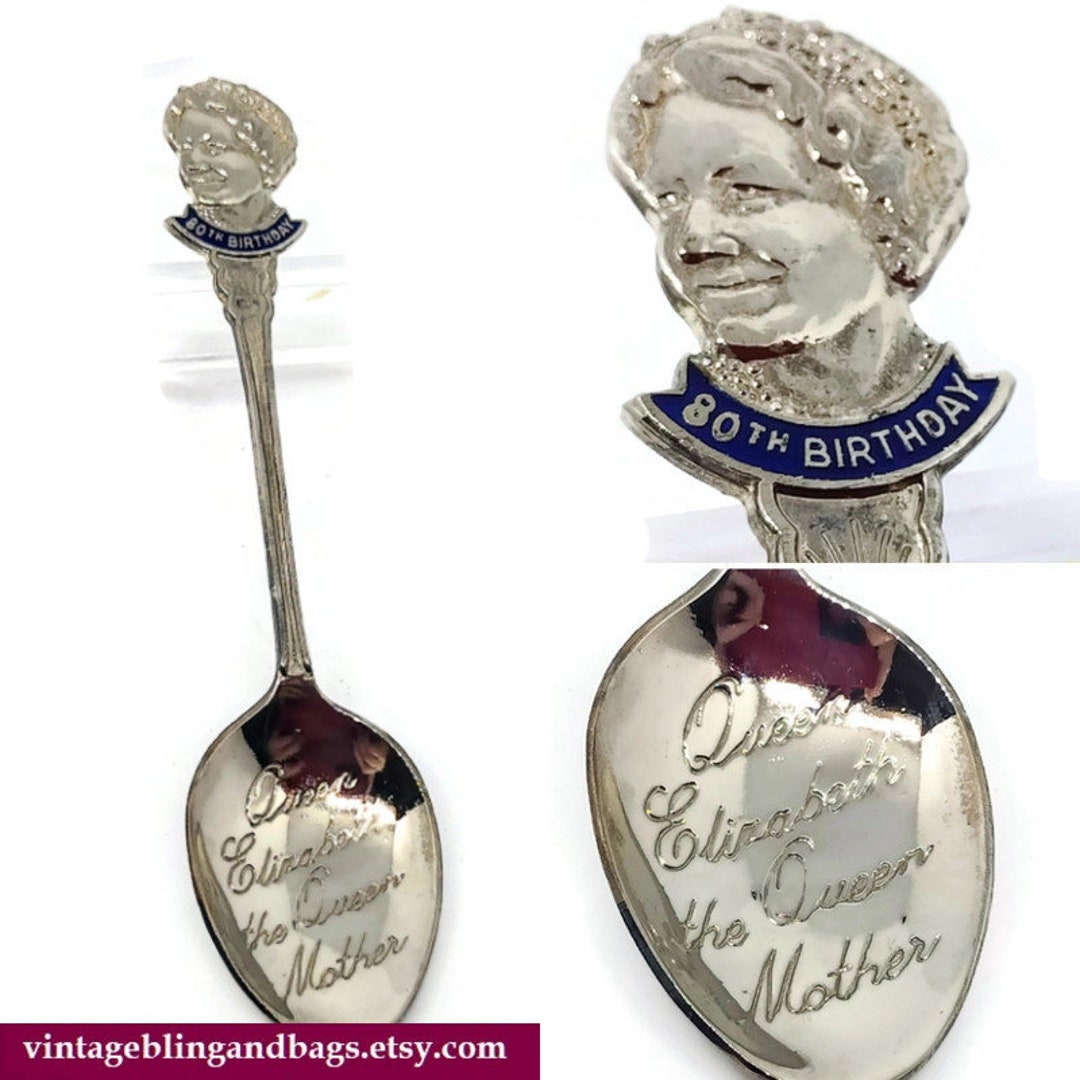 11cm 1980 Vintage Queen Elizabeth, the Queen Mother 80th Birthday ...