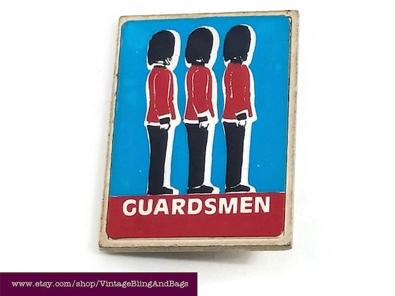 3x2cm 1980s Vintage enamel London pin, 1980s London B… - Gem