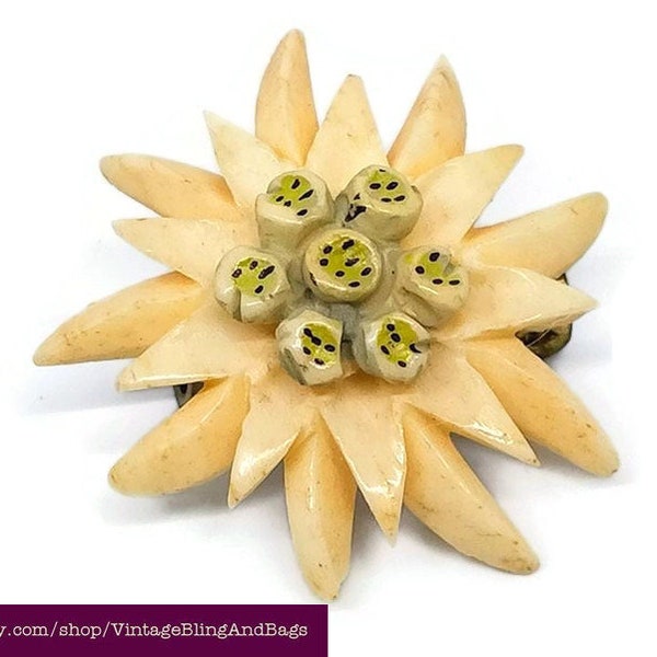 Edelweiss Brooch - Etsy