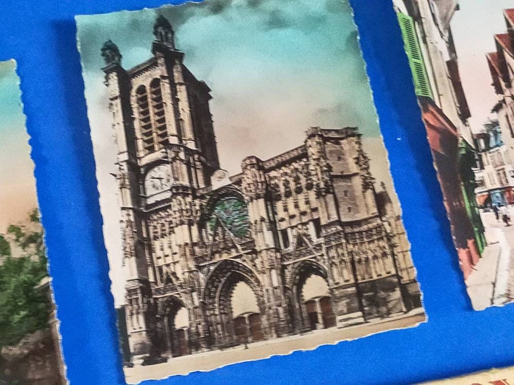 1930s Pack of 10 Original Tinted Photographs Troyes - Etsy