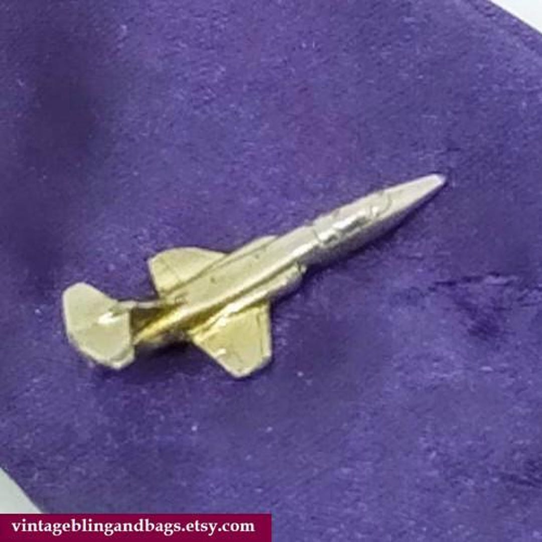 1960s Vintage Aviation Tie Tack, Vintage Airplane Tie Pin, Vintage Men ...
