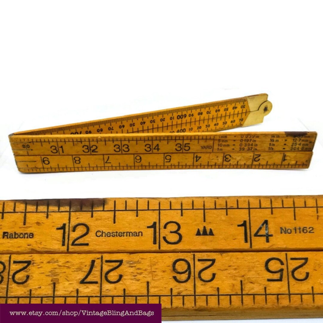 Vintage Rabone Boxwood Ruler No 1162 1m 3ft 36 Vintage - Etsy