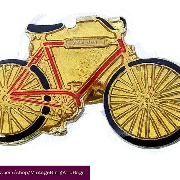 Bicycle Enamel Pin - Etsy