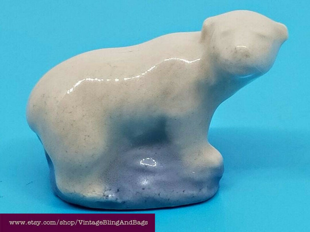 Vintage Wade Polar Bear Whimsey Wade Whimsey Bear Ornament - Etsy