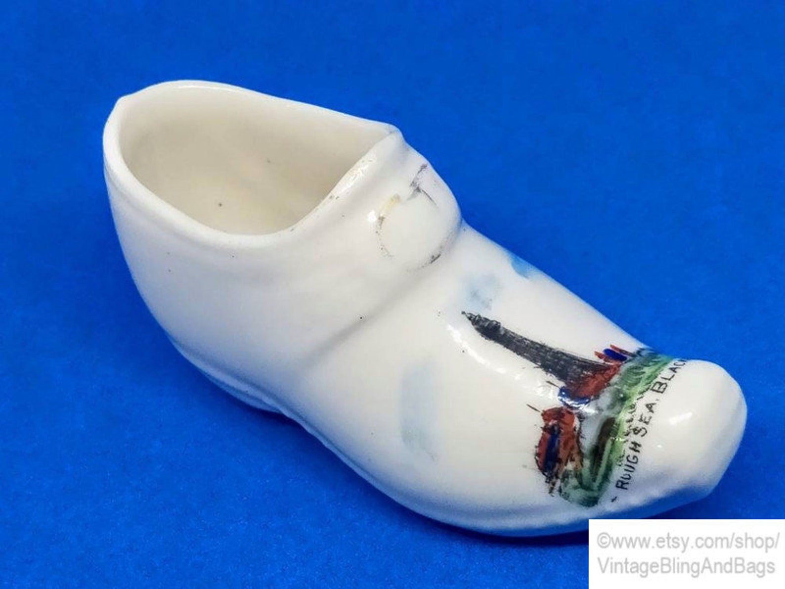 101x56mm 1930s Antique Blackpool Tower Boot Antique Blackpool - Etsy UK