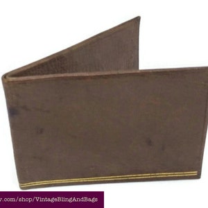 11.5x8cm Vintage Brown Leather Wallet With Arabic Text, Men's Wallet ...