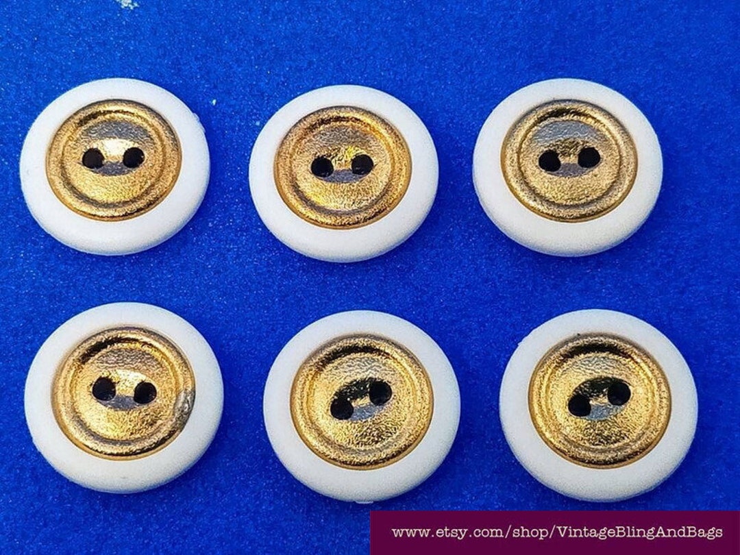 6 16mm 1980s Vintage Buttons Vintage Statement Buttons - Etsy