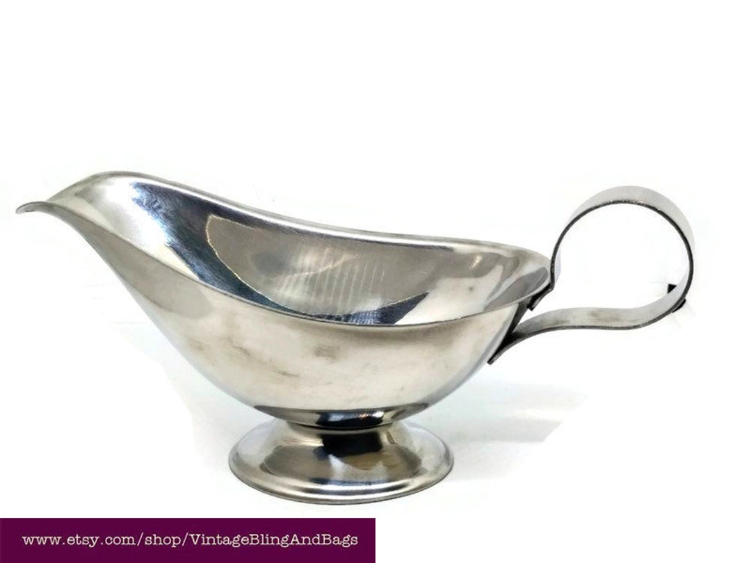 24cm 1960s Midcentury Modern Gravy Jug, 1960s 18-8 Stainless Steel ...