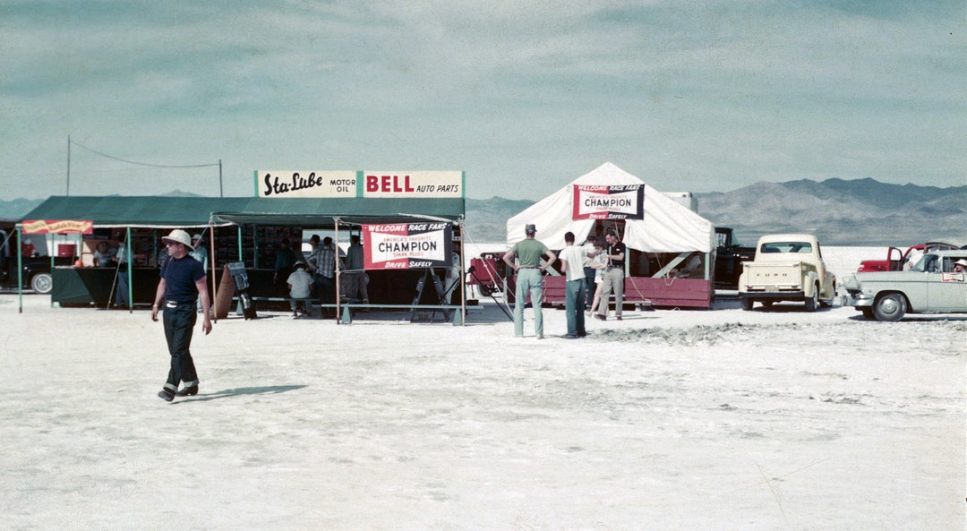 1950's Bonneville Salt Flats Utah - Drag Racing - Hot Rods - Etsy