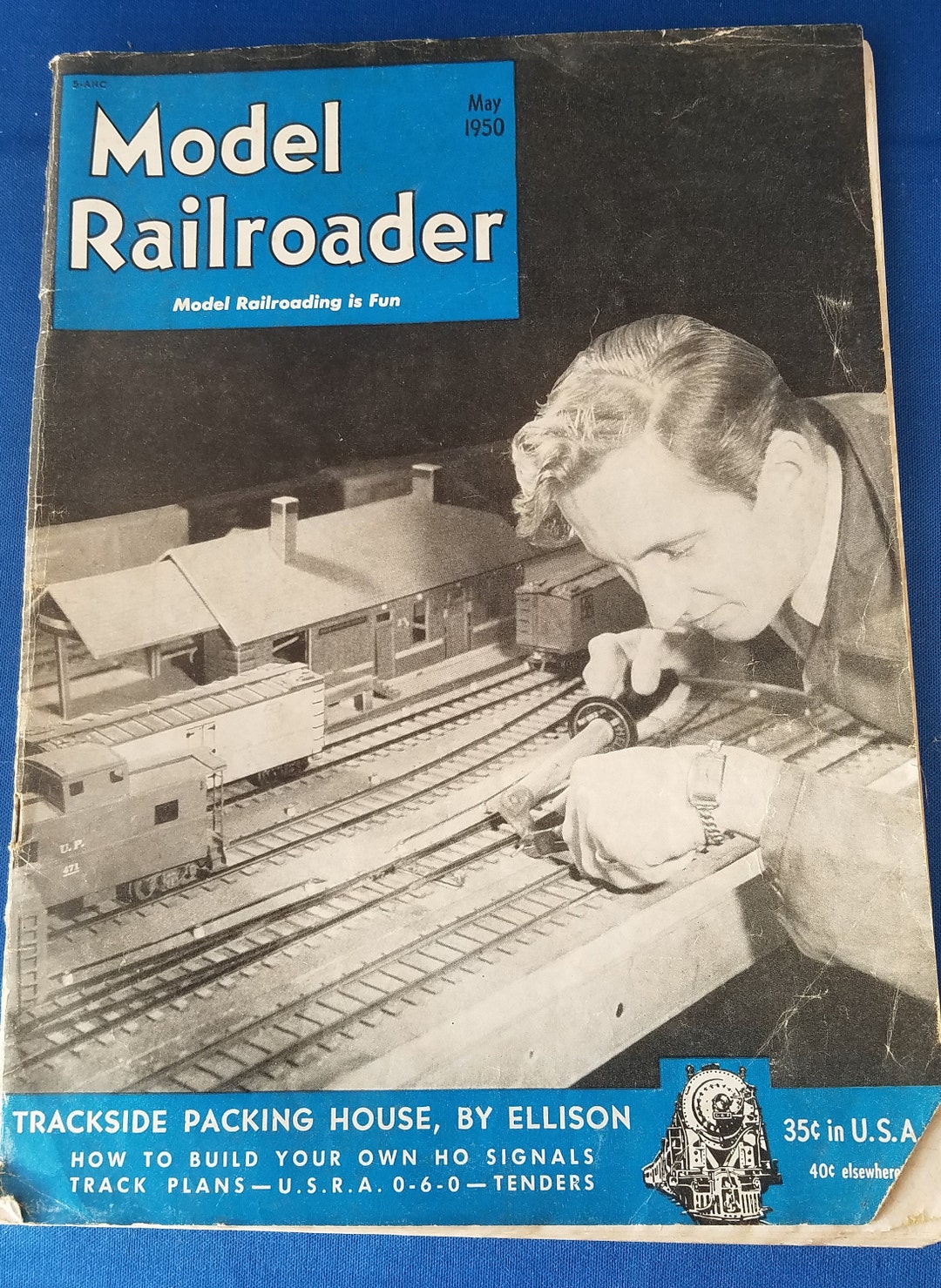 1950 Model Railroader - Vintage Railroad - Train Magazine - "model ...