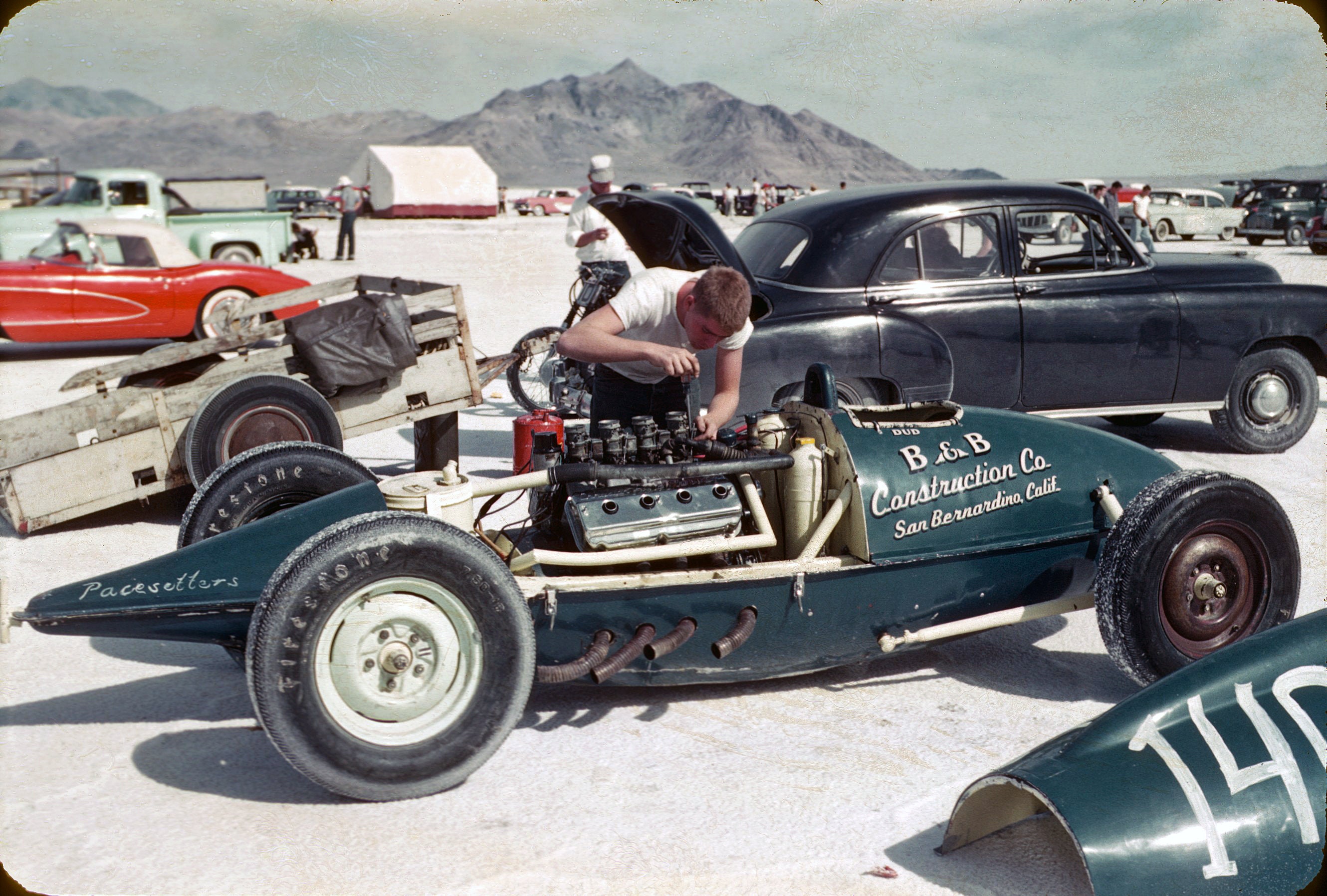 1950's Bonneville Salt Flats Utah - Bonneville Racer Drag Car - Etsy