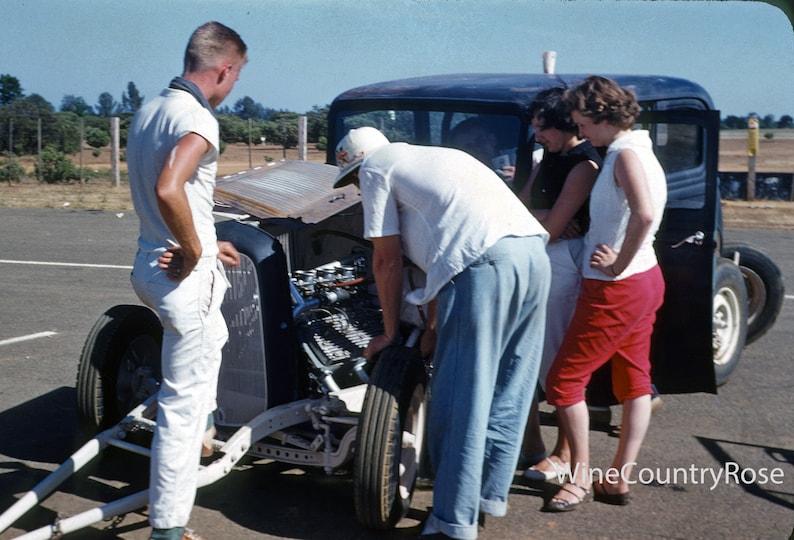 Hot Rod Drag Racing 1950's Milpitas California - Etsy