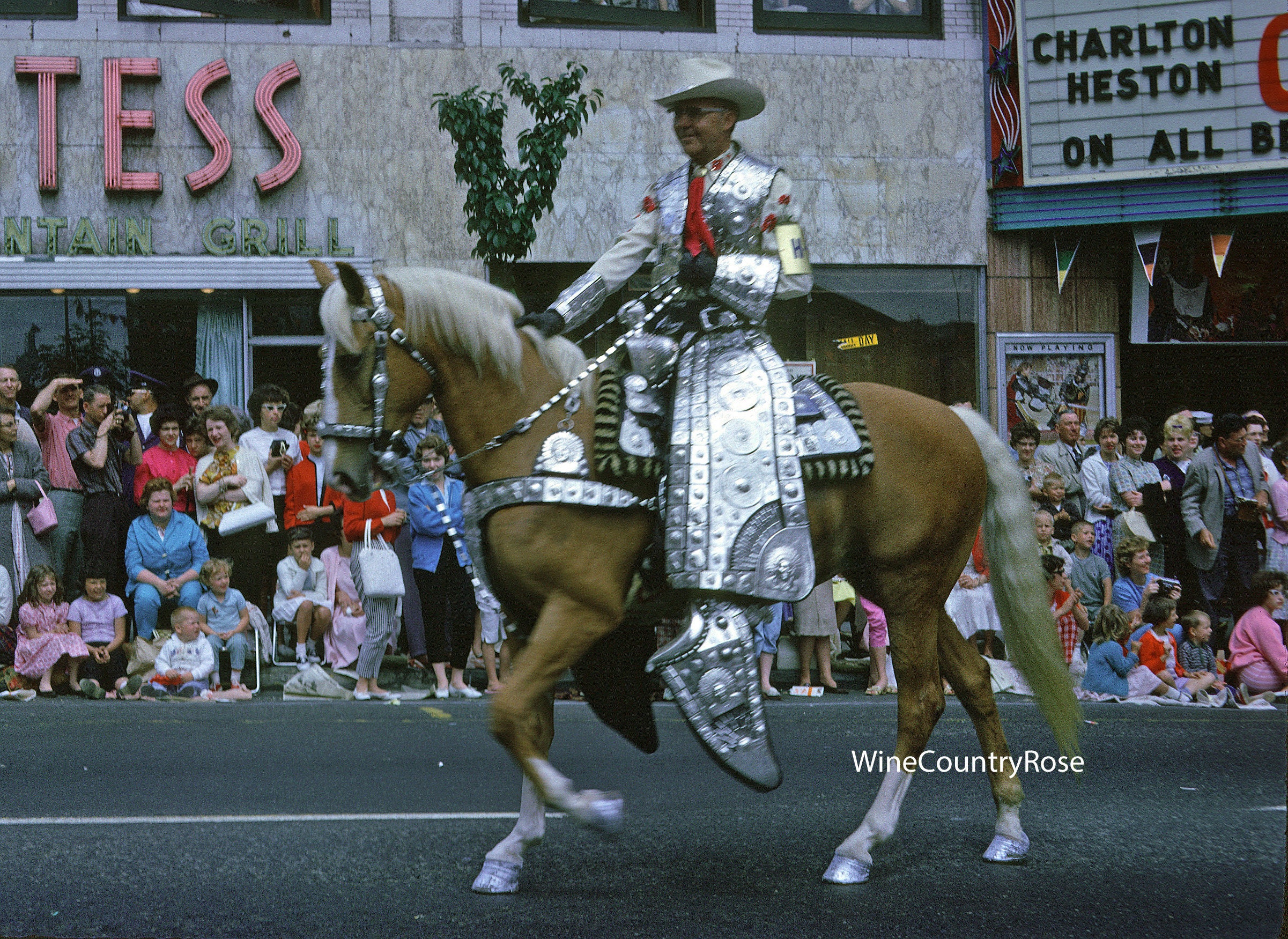 Palamino Parade Horse 1970's With Tons of Silver - Fancy Rider - Etsy