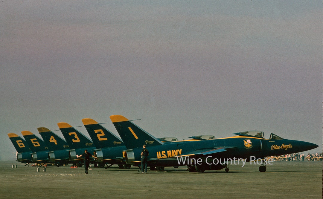 Navy Blue Angels - Alameda Naval Air Station 1962 - Digital Download - Etsy
