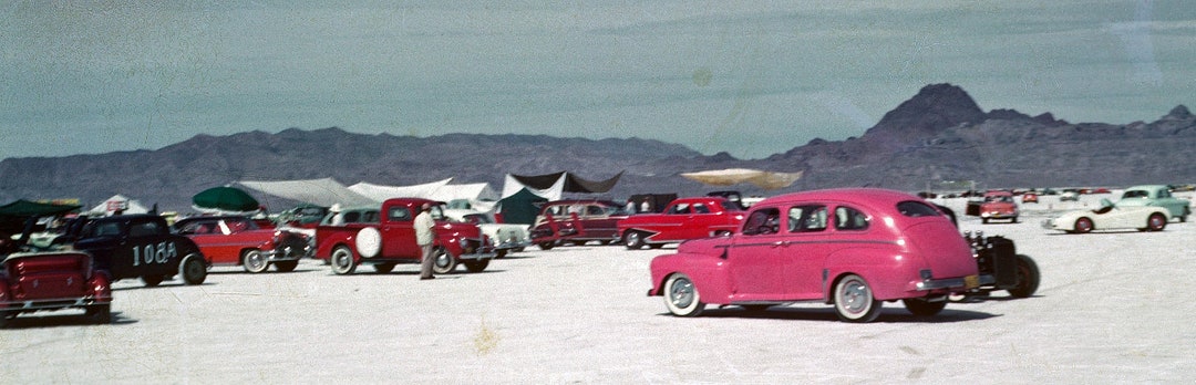 1950's Bonneville Salt Flats Drag Racing - Hot Rod - Utah - Etsy
