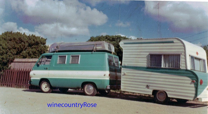Original O.G. Van and Travel Trailer -1960's Van Life - Etsy